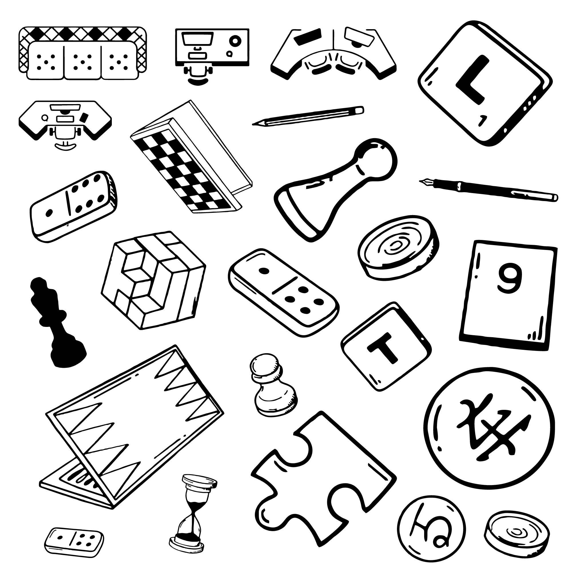 Monopoly Svg Bundle Clipart Cricut Monopoly Symbols Silhouette Game ...