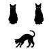 Cat Svg Bundle, Cat Clipart, Cat Head Vector, Kitty Decal, Kitten Cut ...