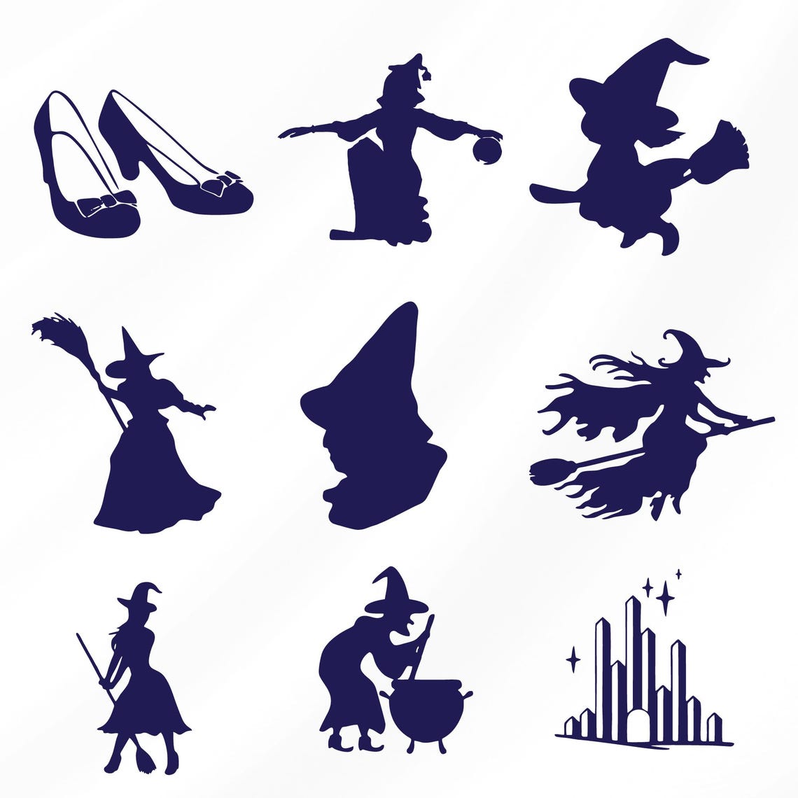 Wizard Svg Bundle, Magic Wizard Clipart for Cricut, Wizard Silhoette ...