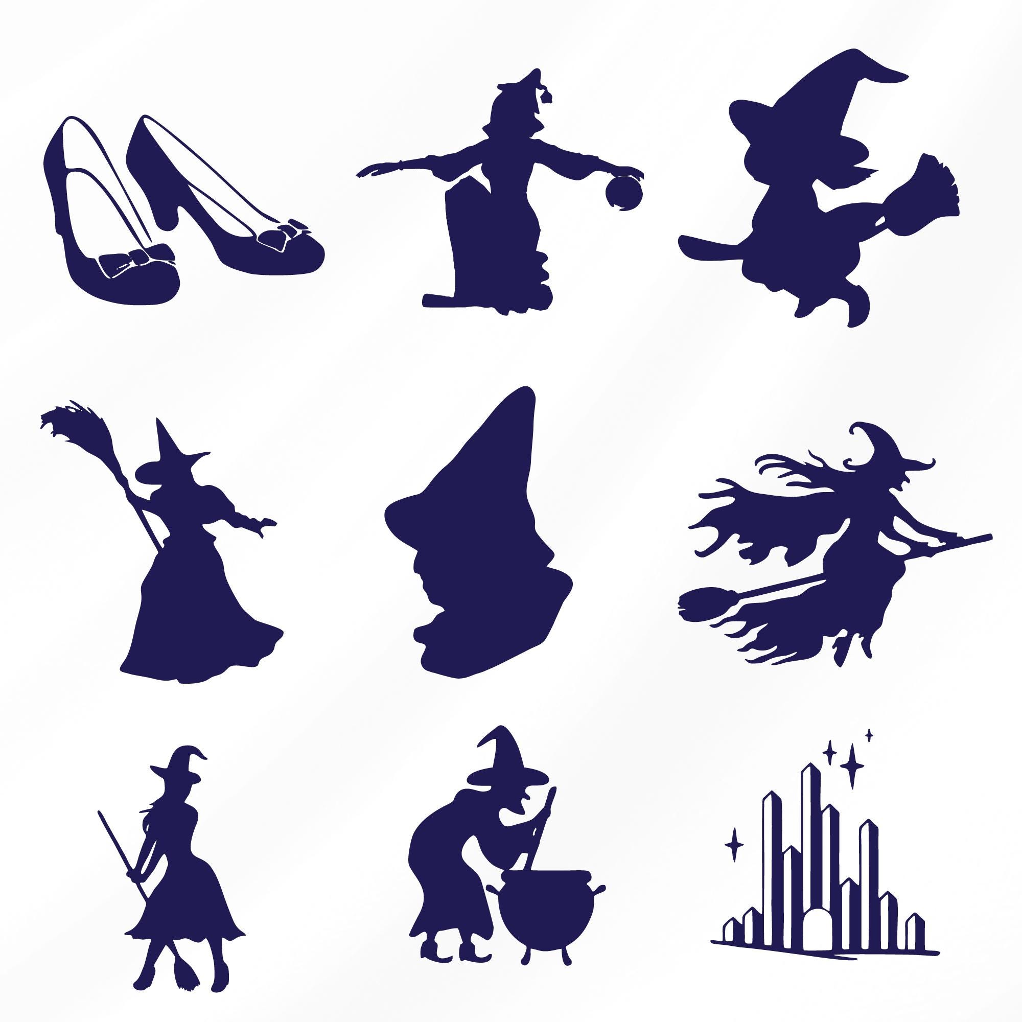Wizard Svg Bundle, Magic Wizard Clipart for Cricut, Wizard Silhoette ...
