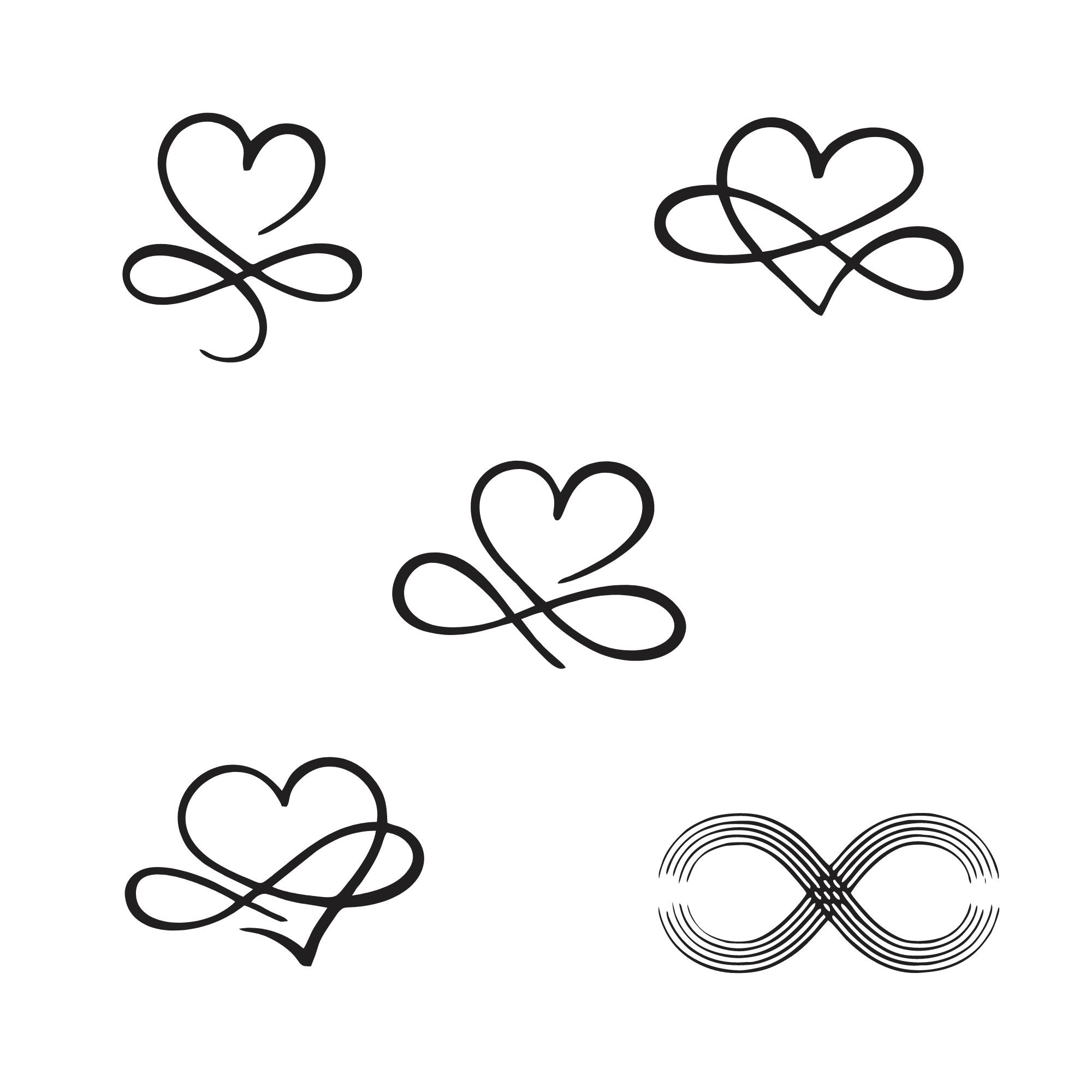 Infinity Svg Bundle, Infinity Sign Clipart for Cricut, Infinity Love ...