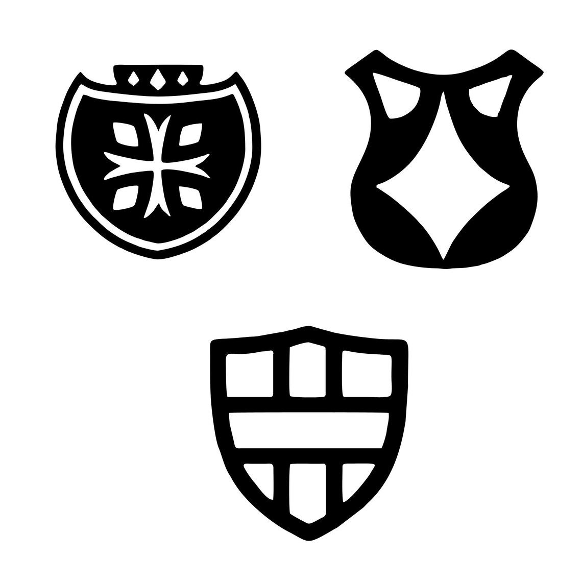 Shield Svg Bundle, Shield Clipart, Badges Vector, Badge Decal, Shield ...