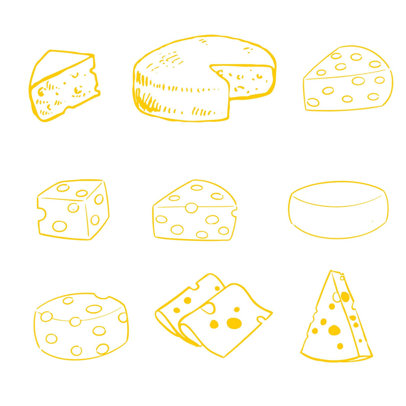 Cheese Svg Bundle, Cheese Clipart for Cricut, Cheese Svg, Cheese ...