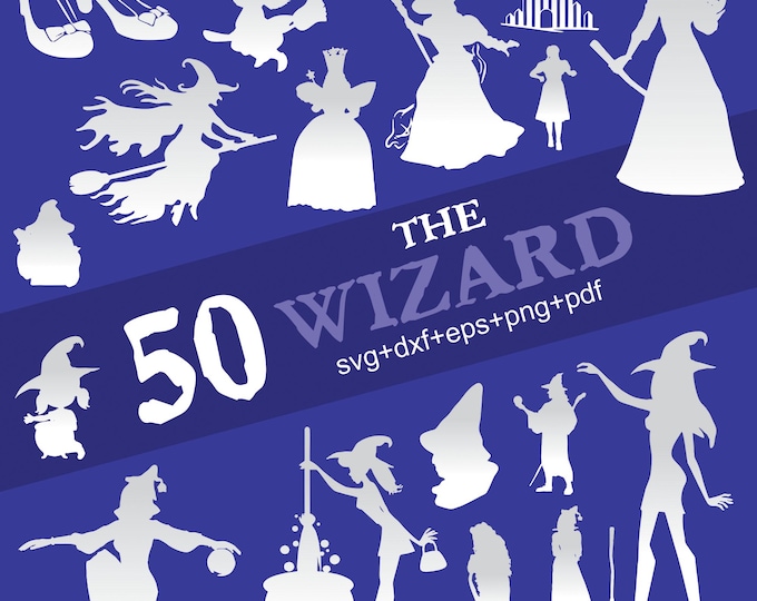 Wizard SVG, Wizard Cut File, Wizard DXF, Wizard PNG, Wizard Clipart ...