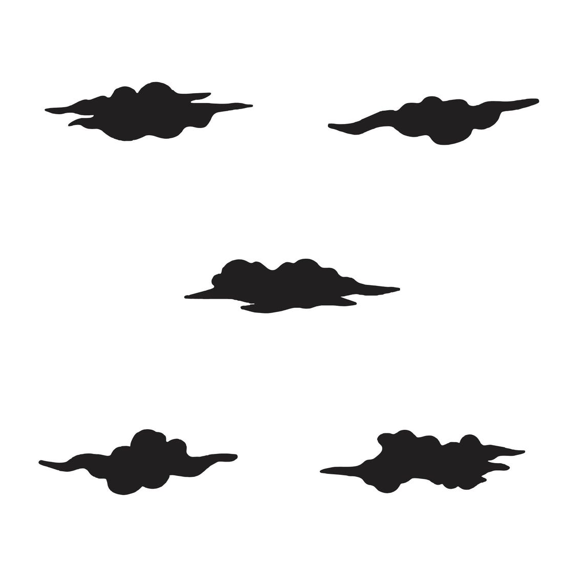 Clouds Svg Bundle Clipart Cricut Clouds Silhouette Fluffy Clouds Vector ...