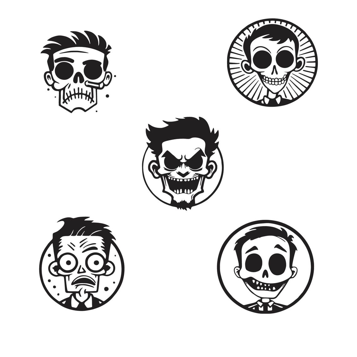 Horror Svg Bundle, Horror Clipart for Cricut, Halloween Silhouette ...