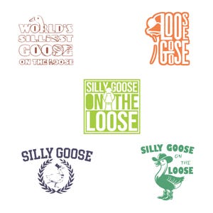 Goose Svg Bundle, Silly Goose Clipart for Cricut, Silly Goose Vector ...