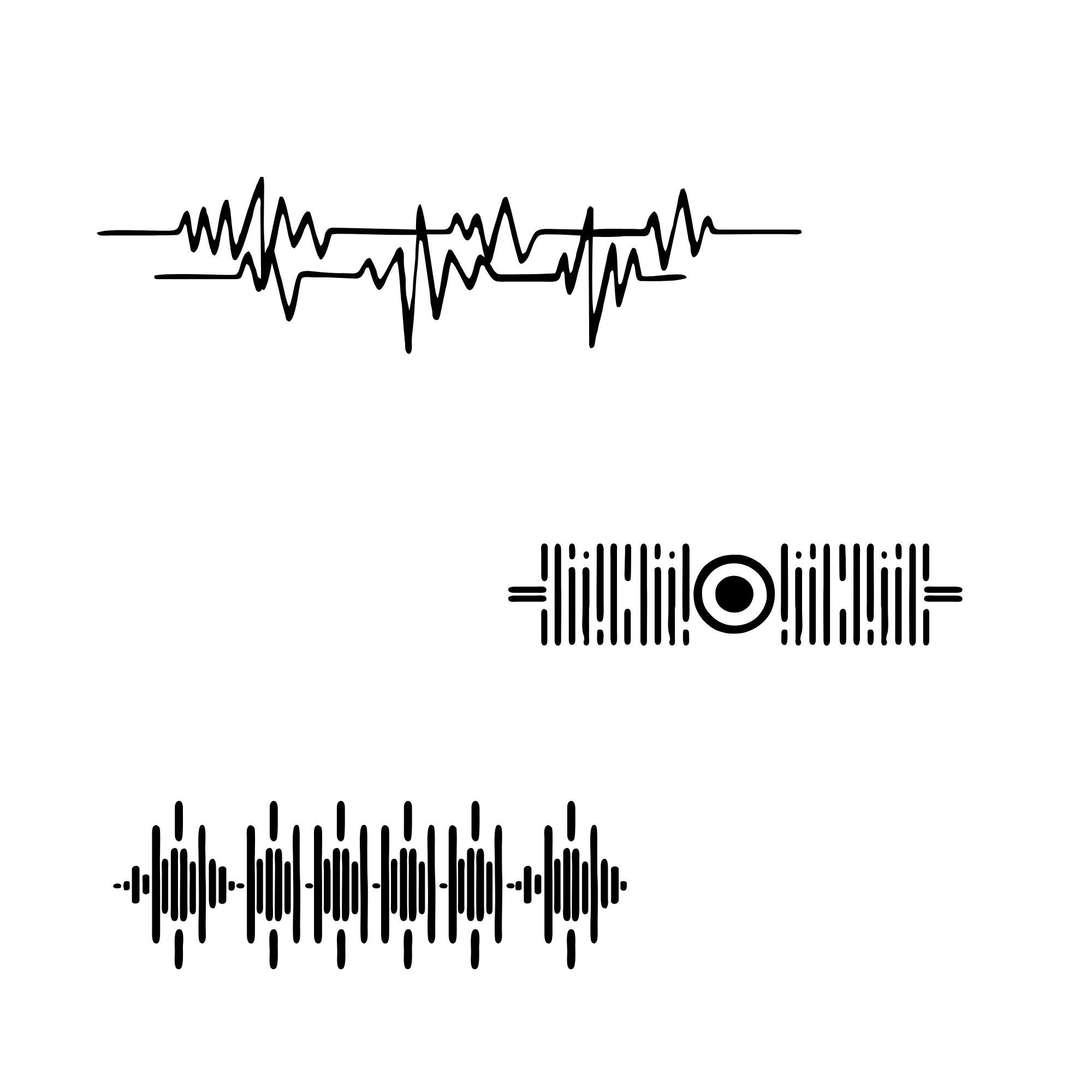 Sound Wave Svg Bundle, Sound Wave Clipart, Wave Vector, Sound Wave ...