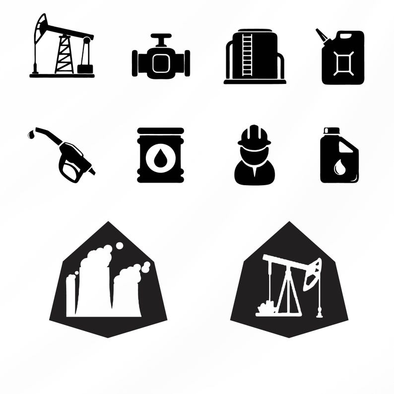 Oilfield Svg Bundle, Oil Pump Clipart for Cricut, Oilfield Svg ...