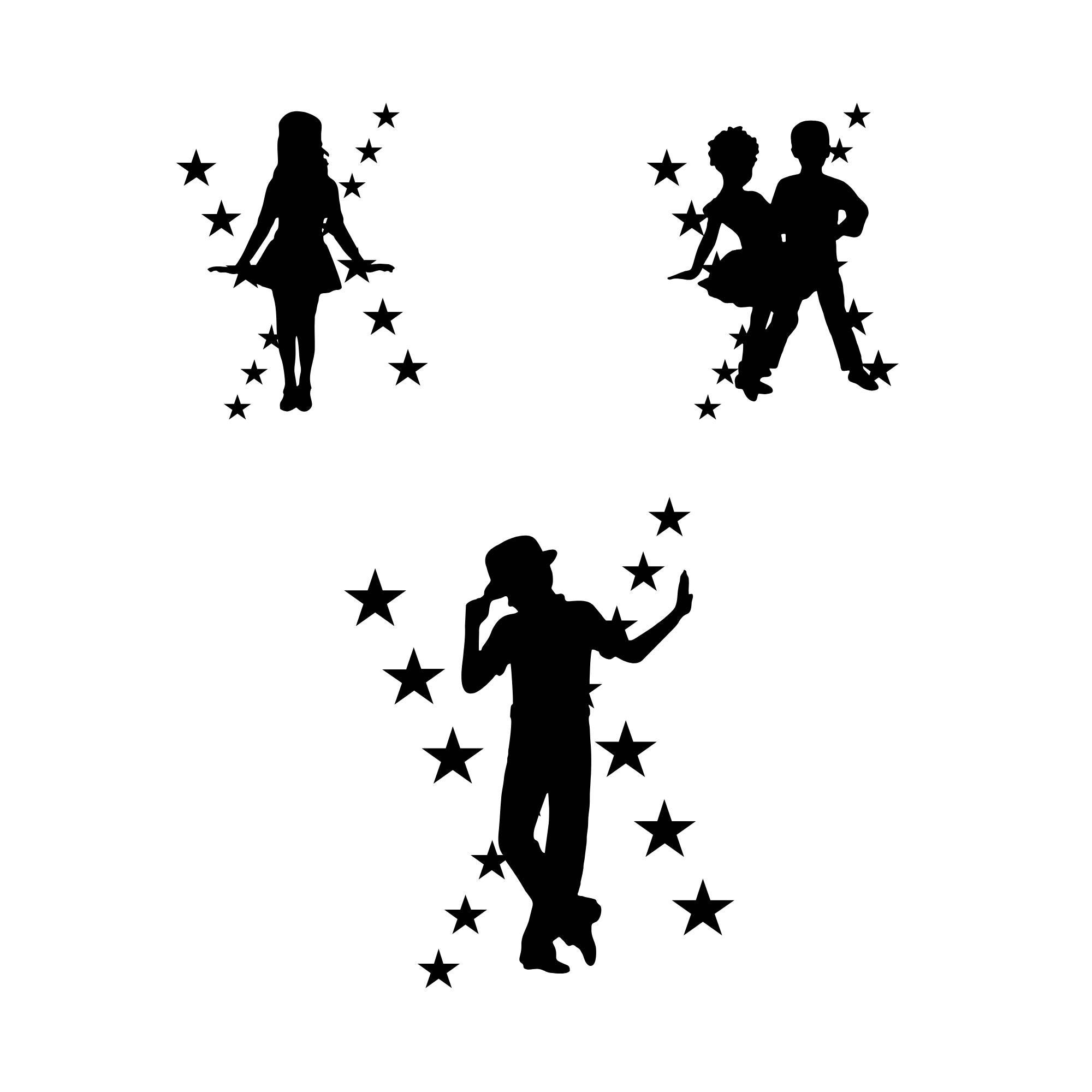 Dance Svg Bundle, Dancer Clipart , Dancing Vector, Dance Decal, Dance ...