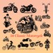 Classic Motorcycles Svg Bundle, Motorcycle Clipart for Cricut ...