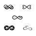 Infinity Svg Bundle, Infinity Sign Clipart for Cricut, Infinity Love ...