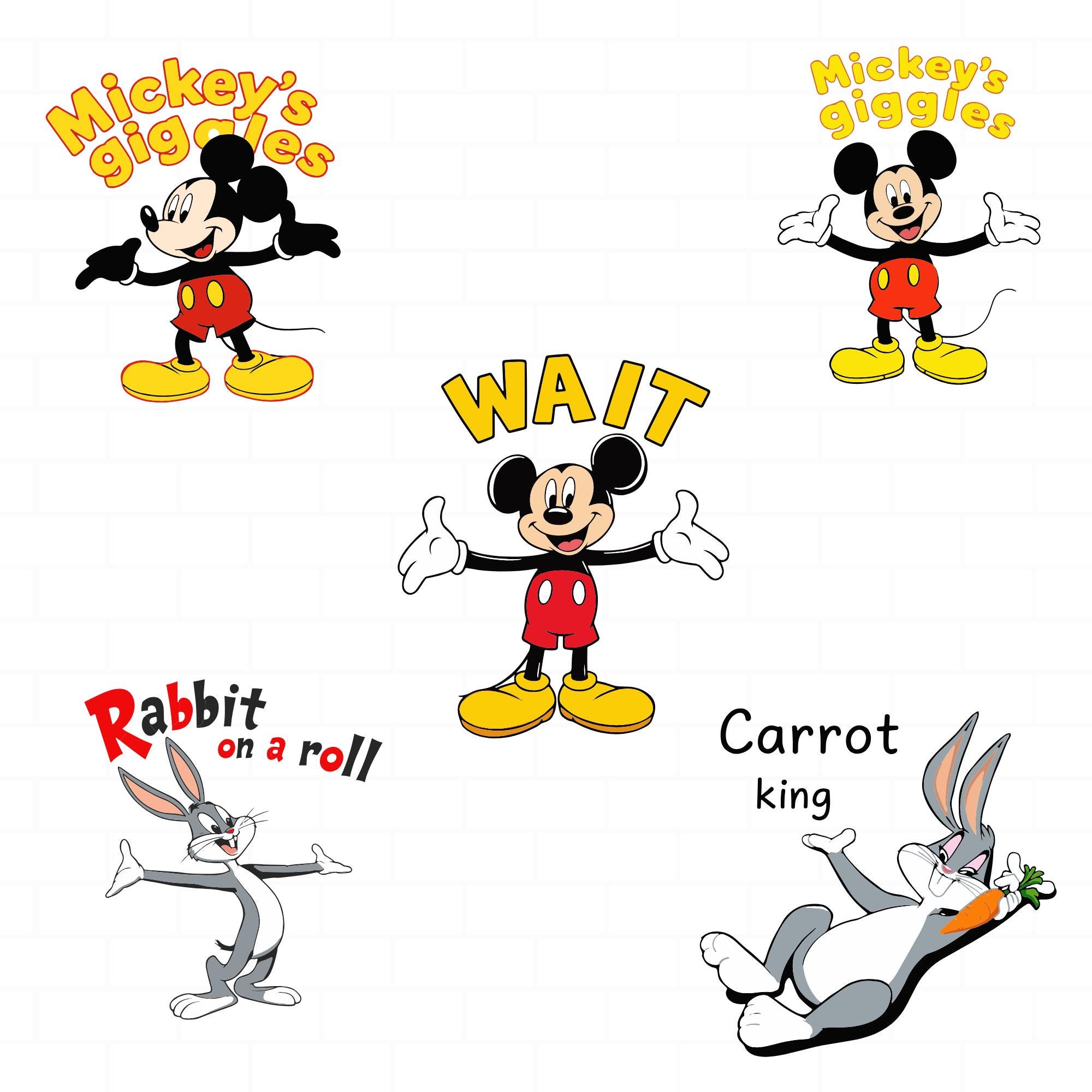 Cartoon Retro Svg Png Bundle, Cartoon Design Png, Cartoon Characters ...