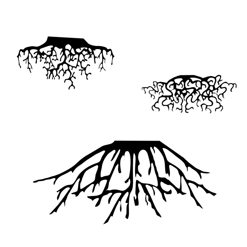 Tree Roots Svg Bundle, Roots Clipart, Roots Vector, Tree Roots Decal ...