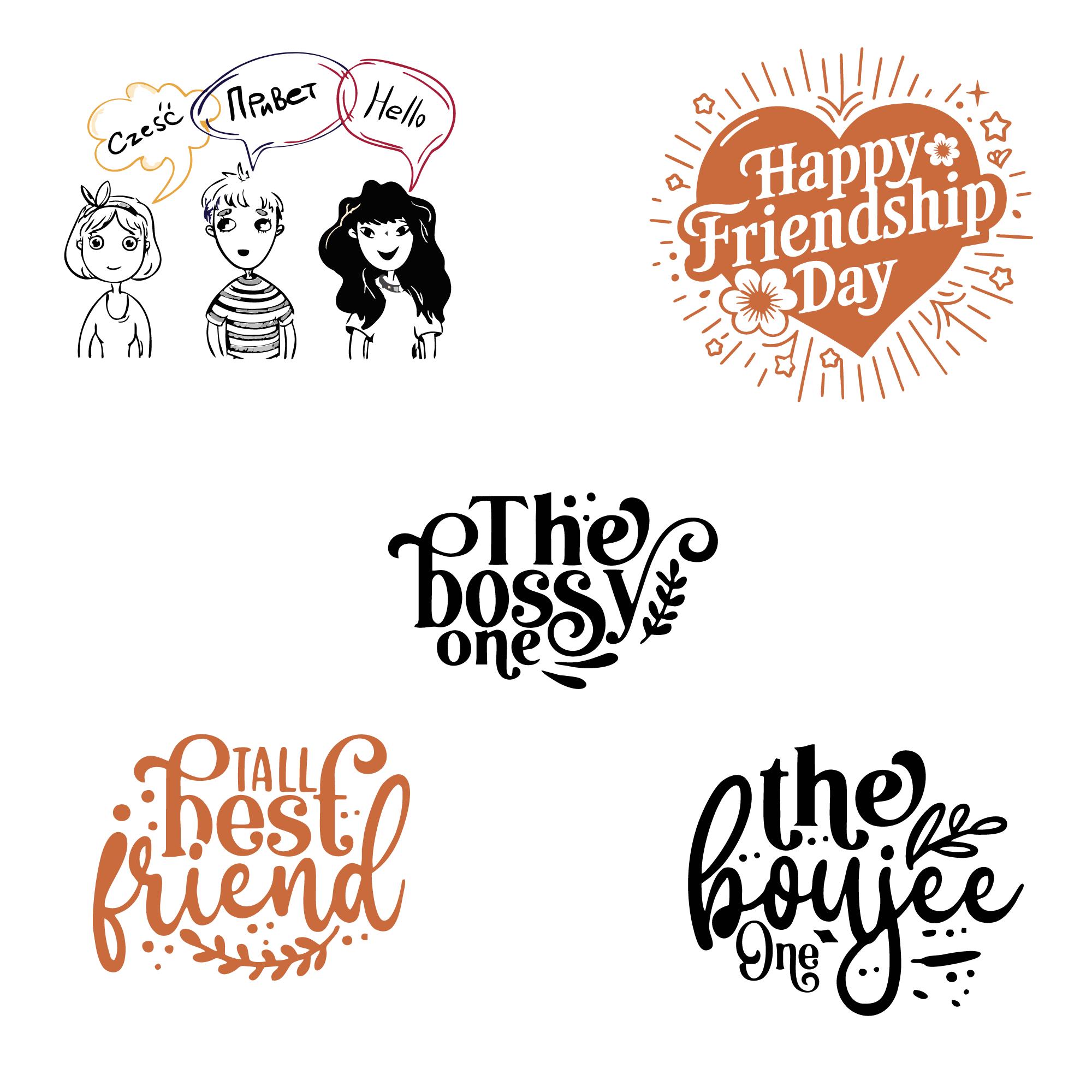 Friends Svg Bundle, Friends Clipart for Cricut, Best Friends Silhouette ...