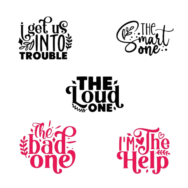 Friends Svg Bundle, Friends Clipart for Cricut, Best Friends Silhouette ...