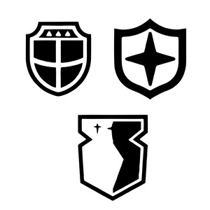 Shield Svg Bundle, Shield Clipart, Badges Vector, Badge Decal, Shield ...