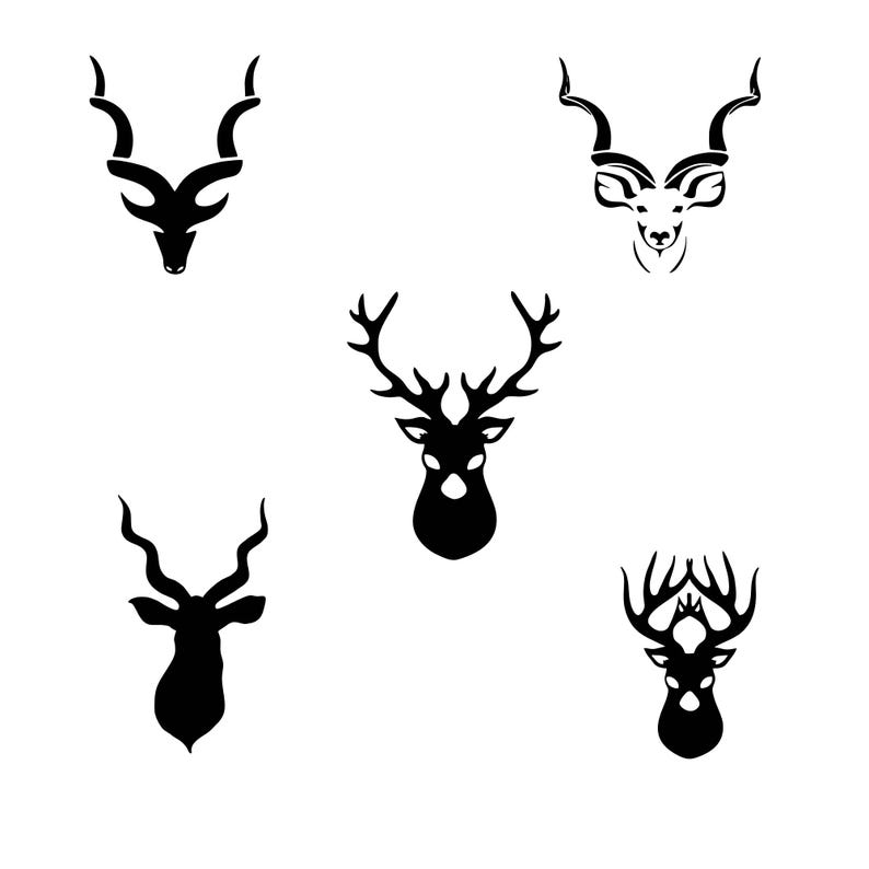 Oryx Svg Bundle, Oryx Clipart for Cricut, Animal Silhouette, Oryx ...