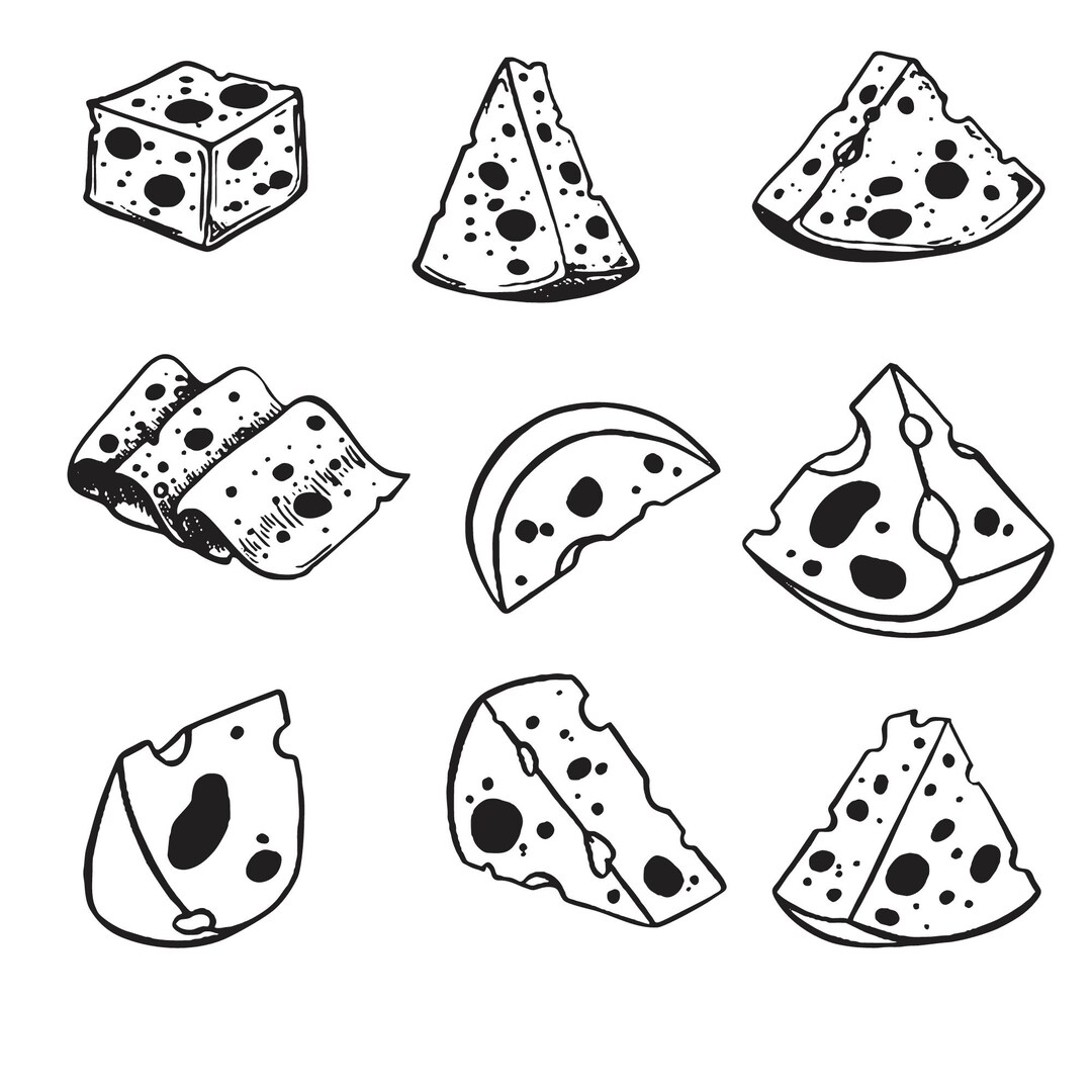Cheese Svg Bundle, Cheese Clipart for Cricut, Cheese Svg, Cheese ...