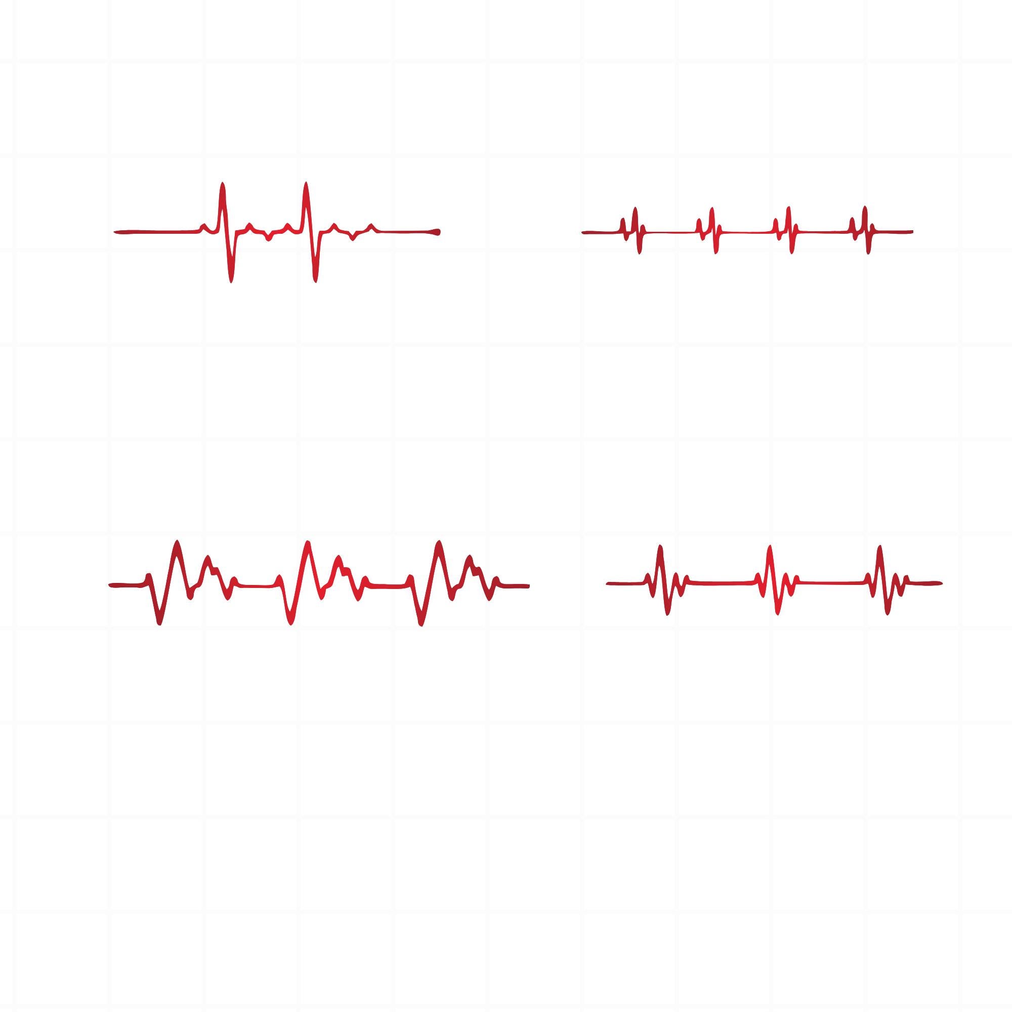 Heart Beat Svg Bundle, Heart Beat Clipart for Cricut, Heartbeat ...