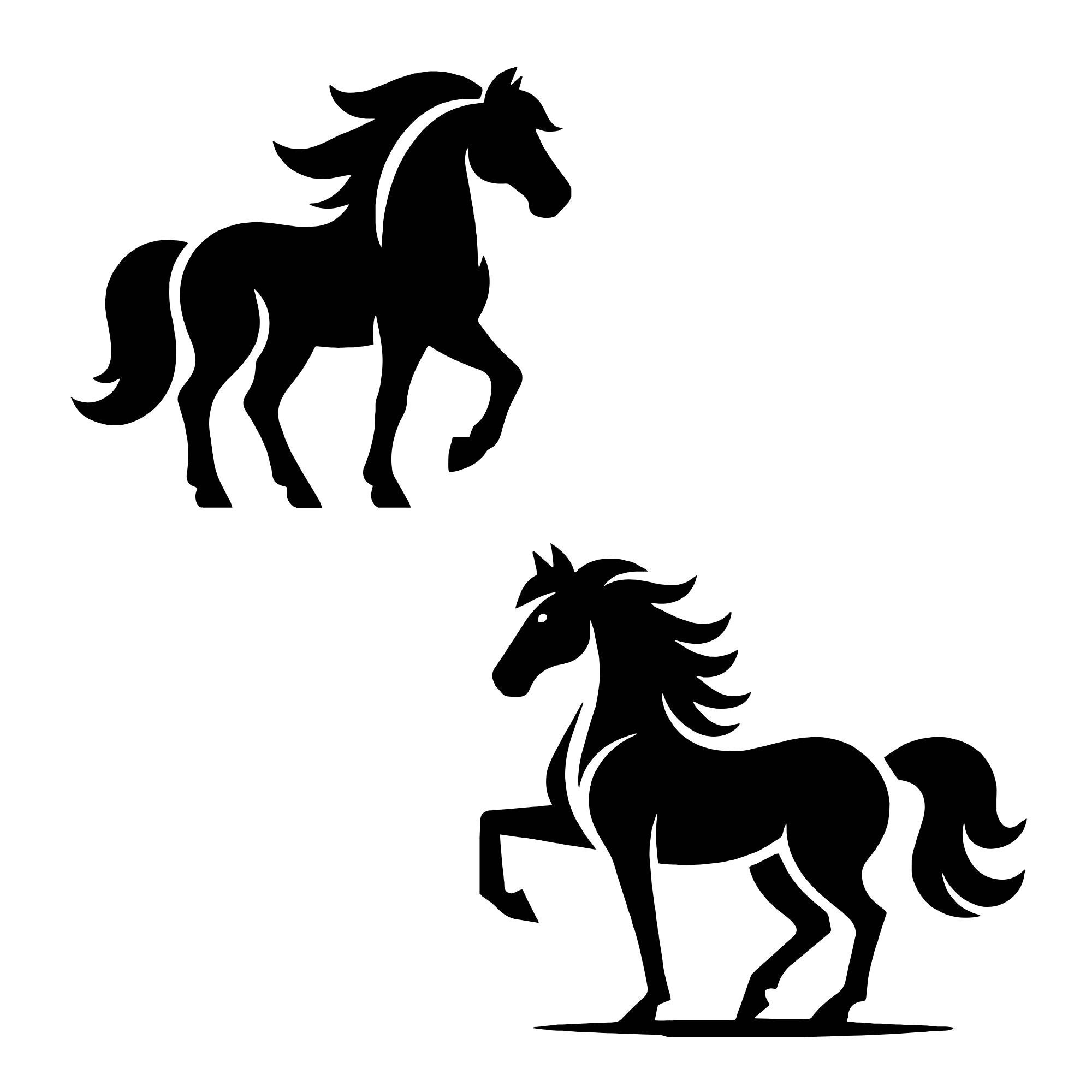 Horse Svg Bundle, Horse Clipart, Farm Life Vector, Animal Decal, Horse ...