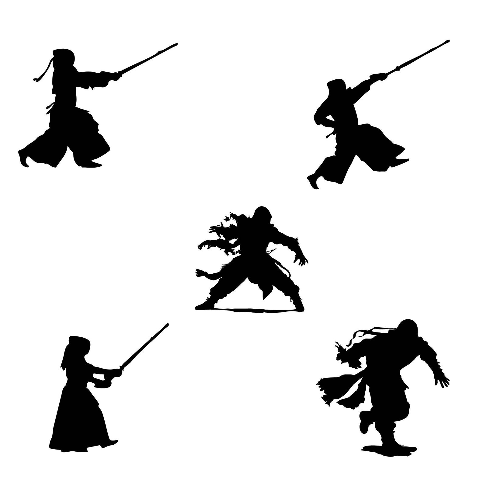 Samurai Svg Bundle, Samurai Clipart for Cricut, Samurai Warrior ...