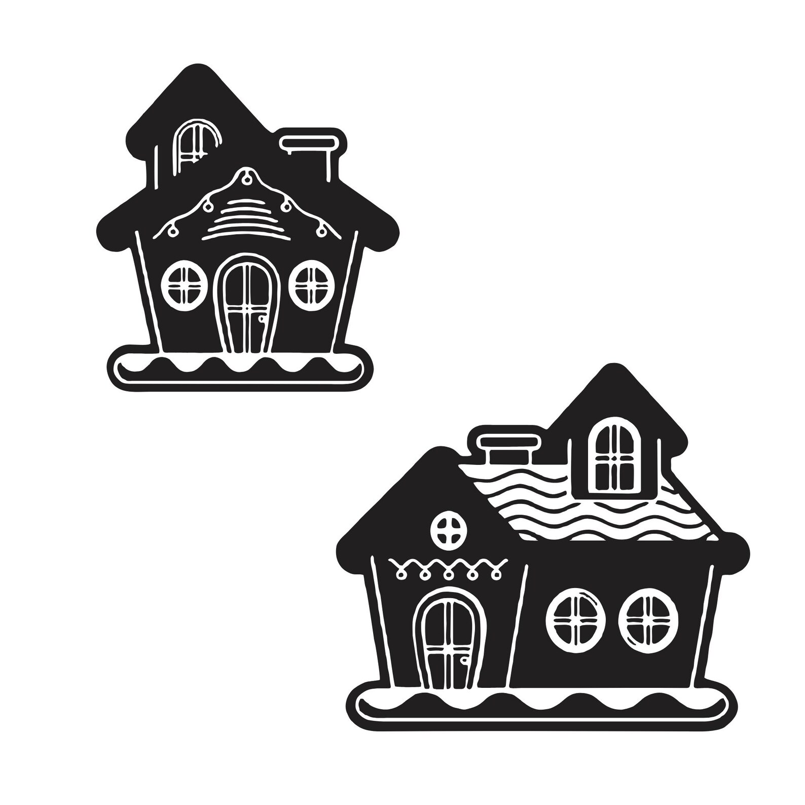Little House Svg Bundle, Roof House Clipart, House Outline Vector, Tiny ...