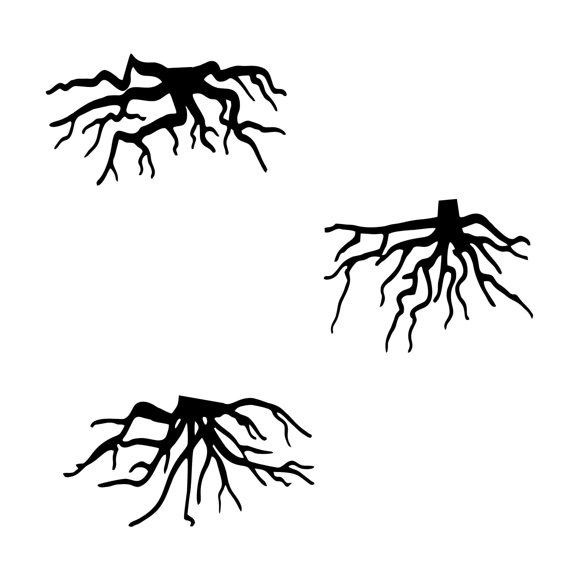 Tree Roots Svg Bundle, Roots Clipart, Roots Vector, Tree Roots Decal ...