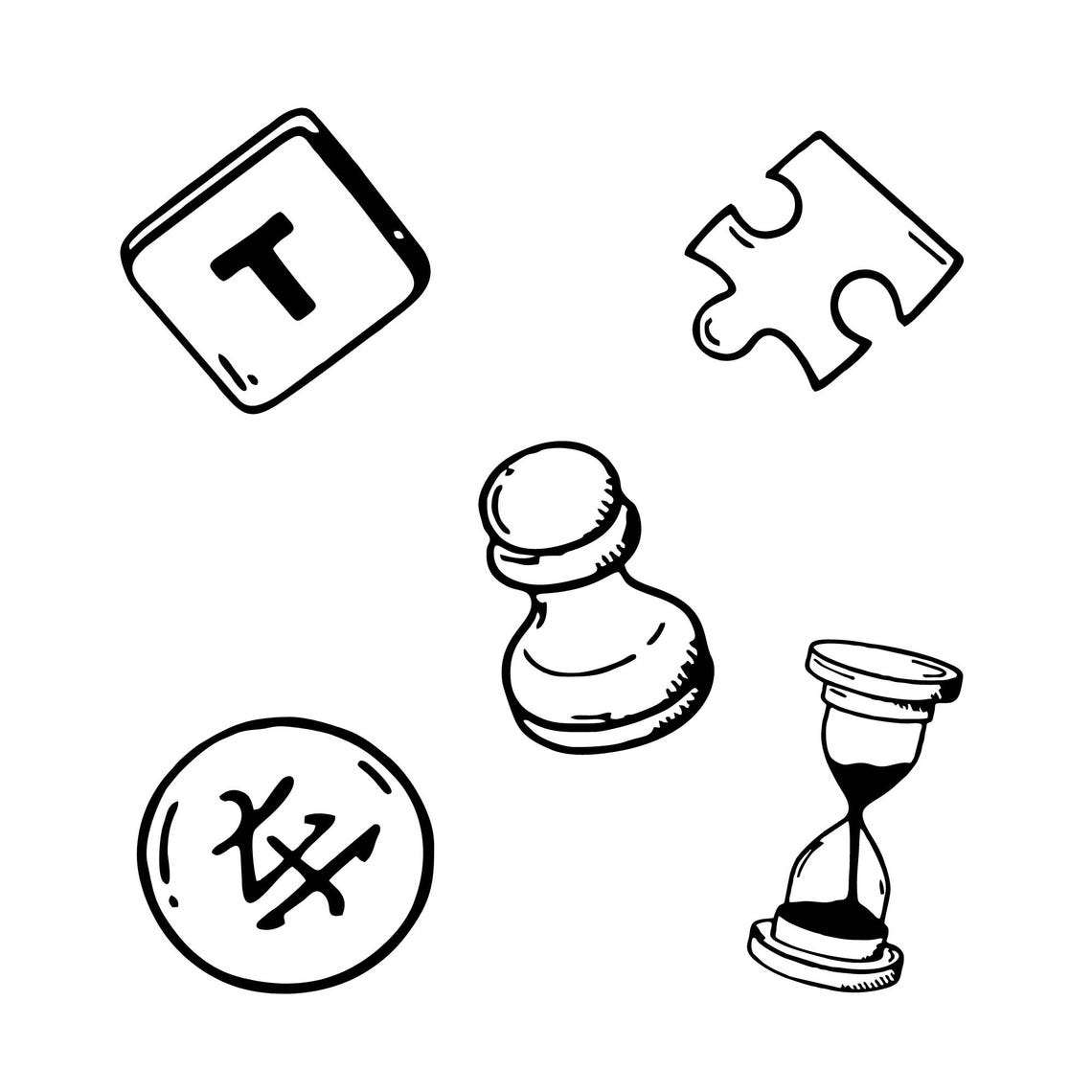 Monopoly Svg Bundle Clipart Cricut Monopoly Symbols Silhouette Game ...