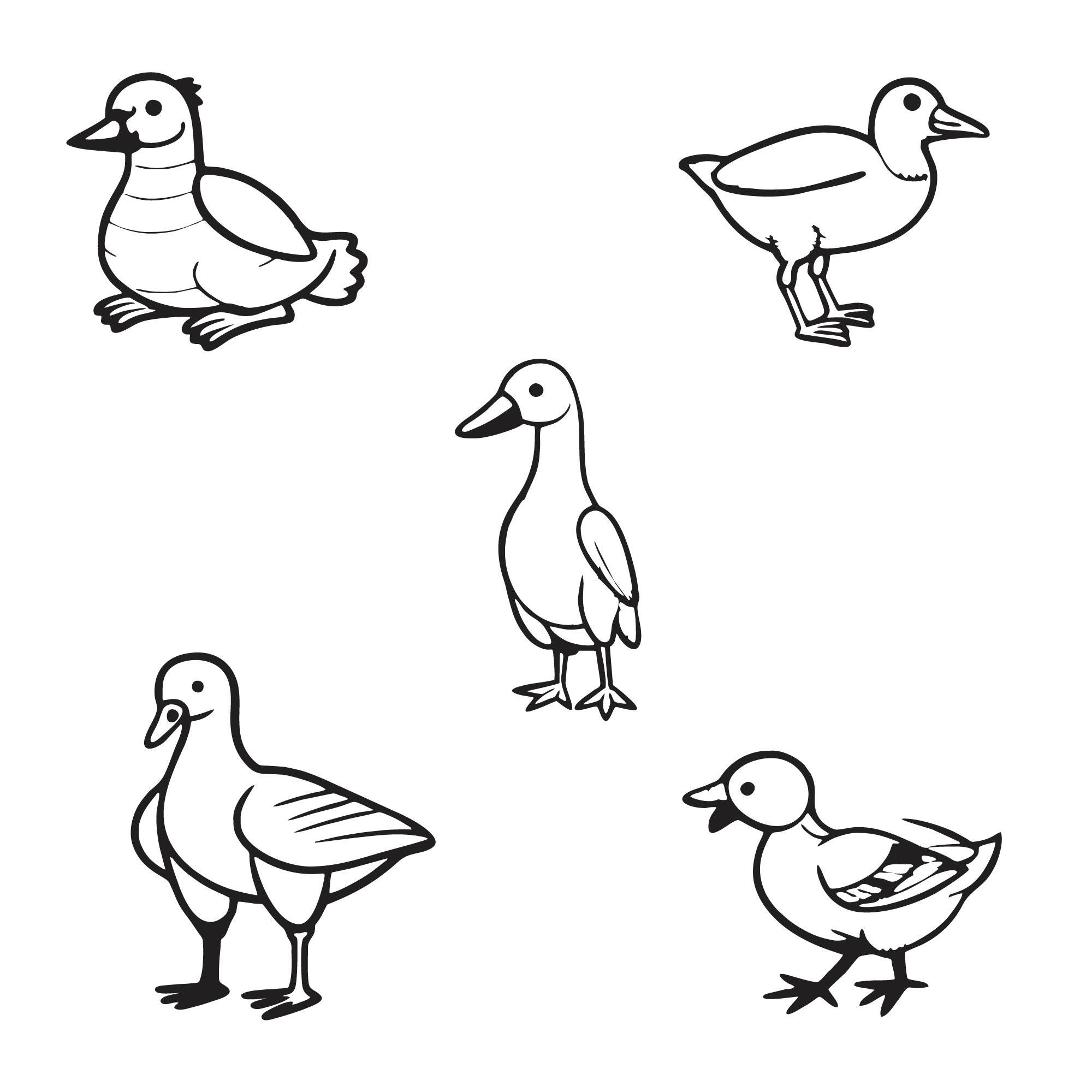 Goose Svg Bundle, Silly Goose Clipart for Cricut, Silly Goose Vector ...