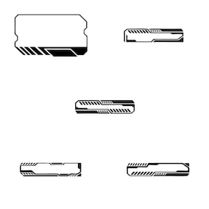 Cyber Futuristic Technology Svg Bundle, Tech Cyber Clipart for Cricut ...