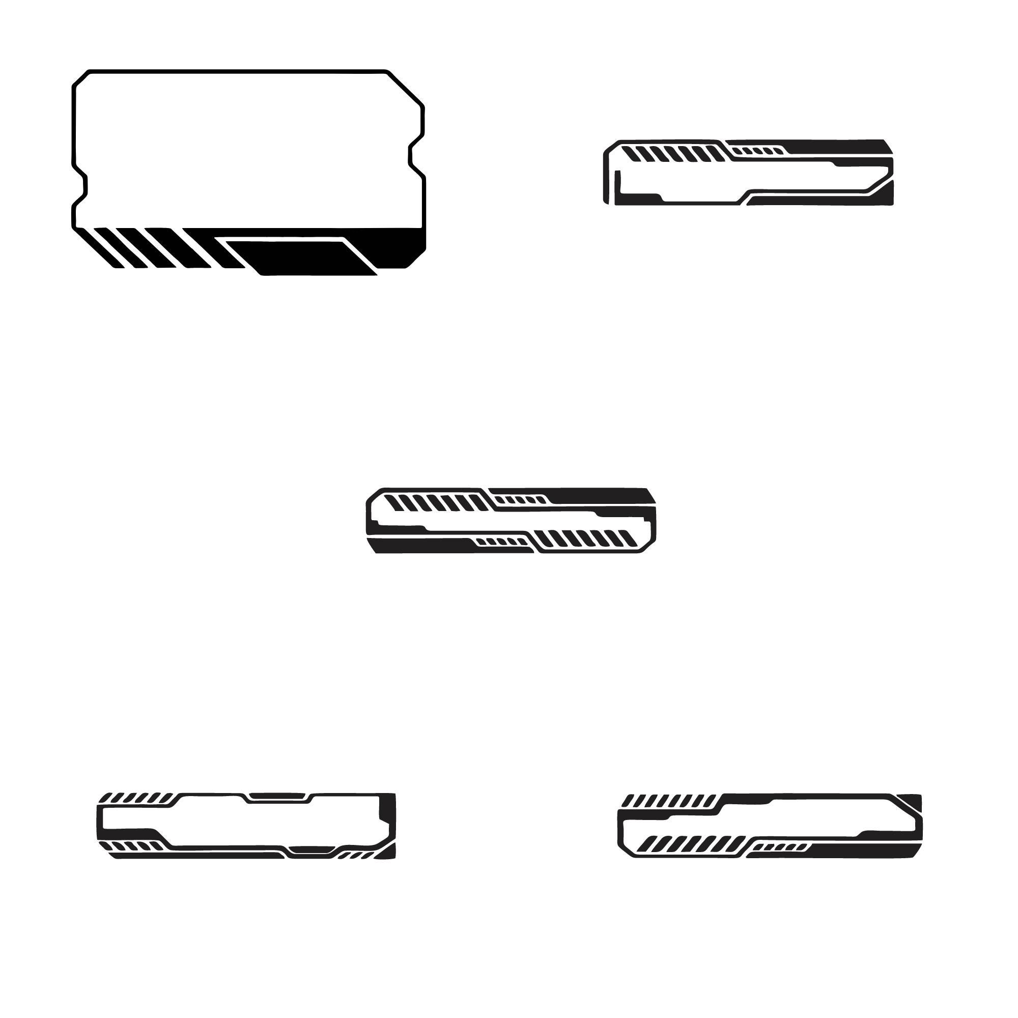 Cyber Futuristic Technology Svg Bundle, Tech Cyber Clipart for Cricut ...