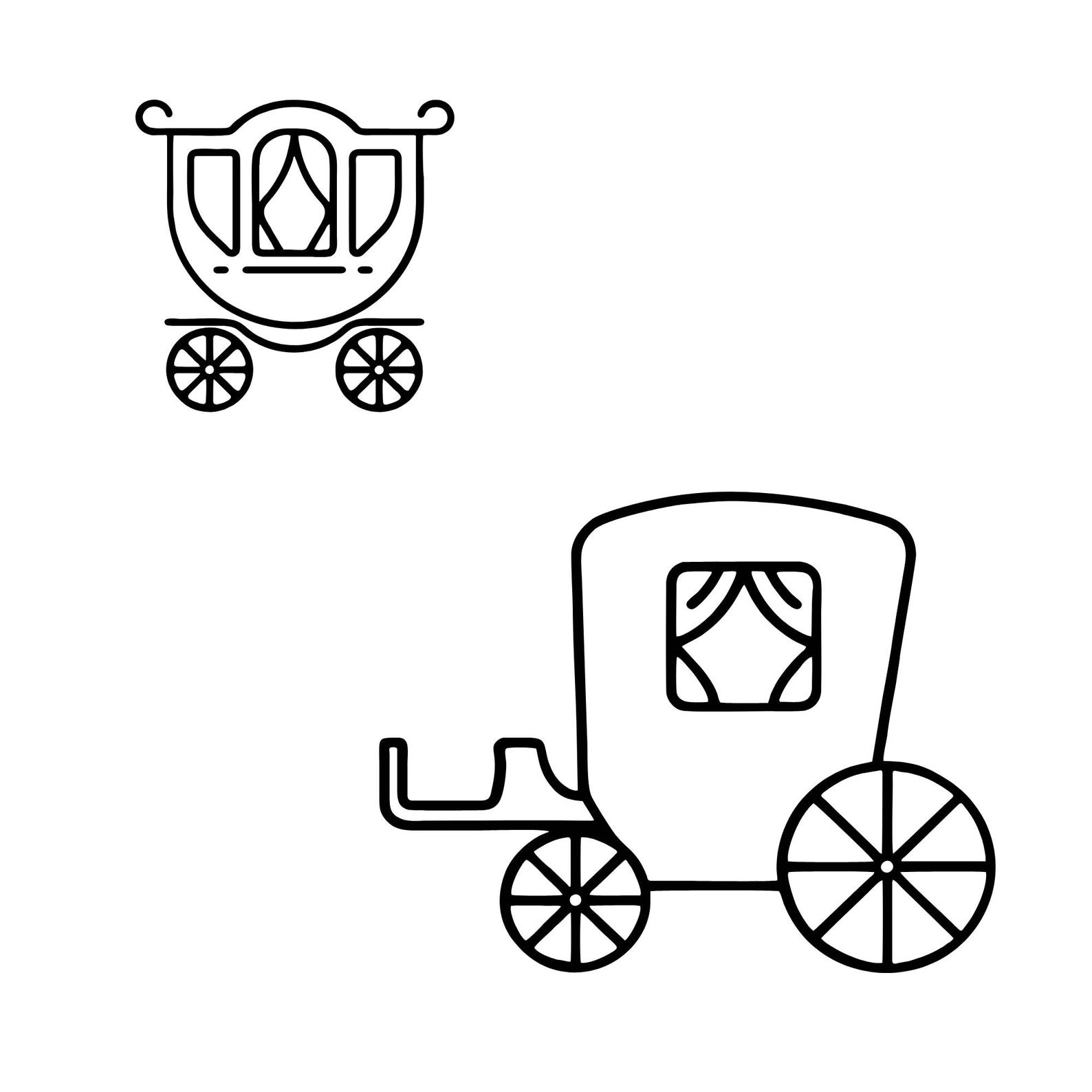 Carriage Svg Bundle, Horse Carriage Clipart, Cinderella Carriage Vector ...