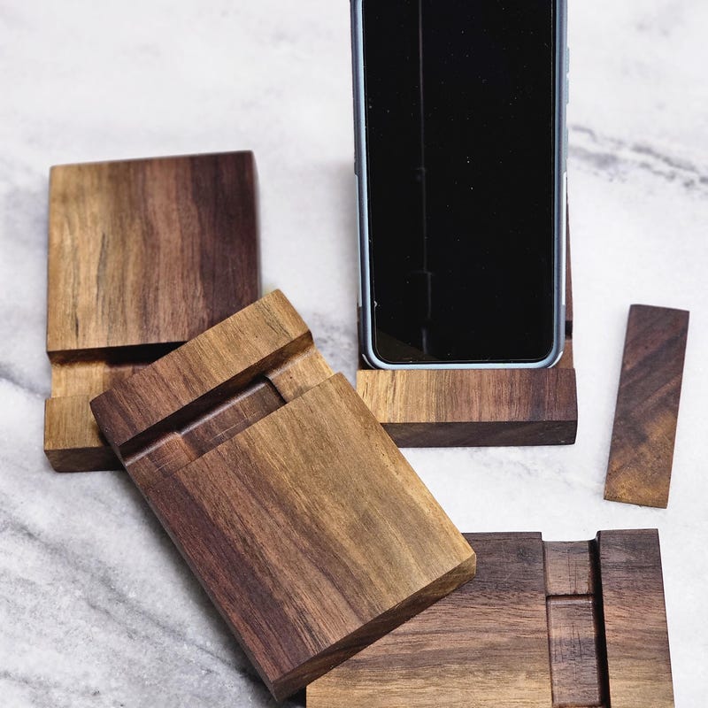 Wood iPhone Stand - Etsy