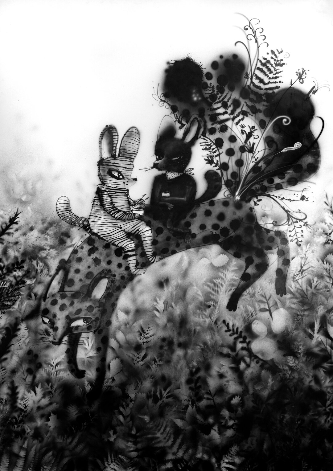 Jungle Cat A4 Print - Etsy Australia