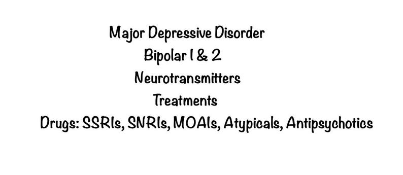 PDF Mood Disorder Crash Course With Pharmacology - Etsy