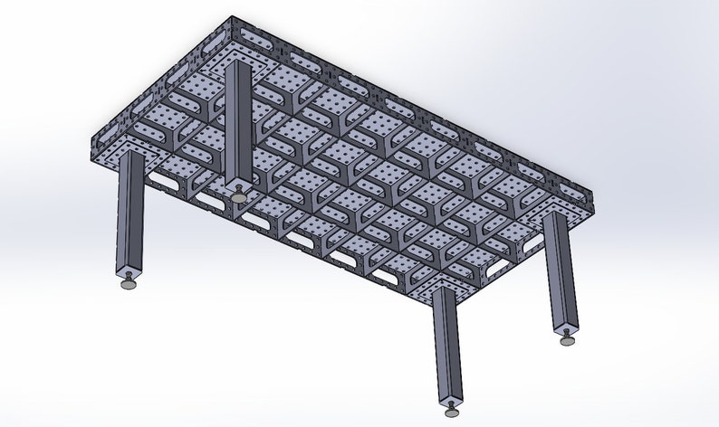 48x96 Welding Fixture Table DXF Files - Etsy Australia