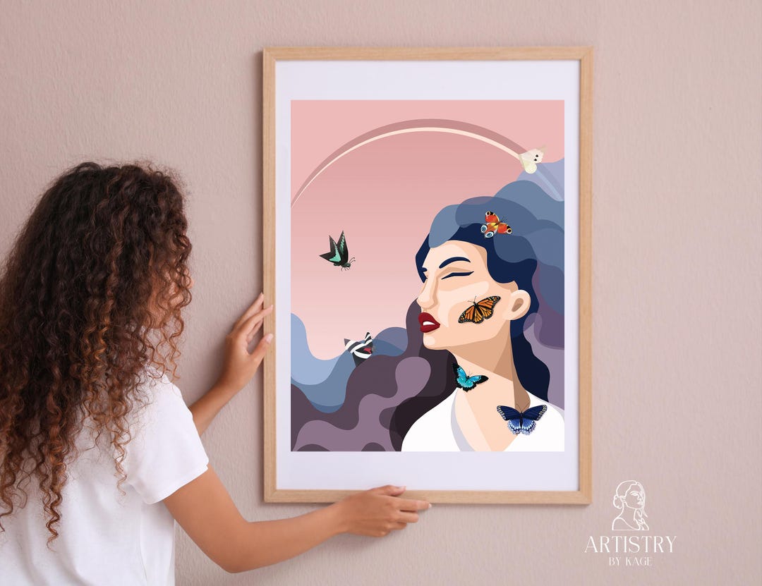 Lady of Life Art Print | Various Sizes Available | Illustration ...