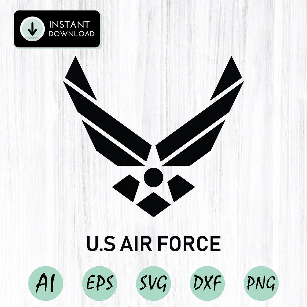 Airforce Svg, Digital Download Us Air Force Svg, Army Svg Cut File ...