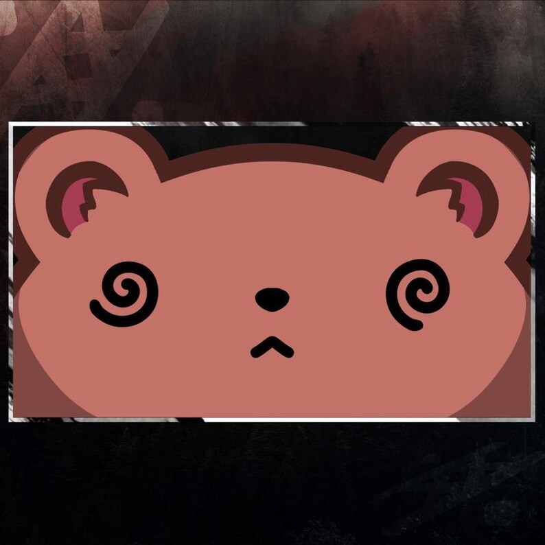Brown Bear Stream Stinger – Animated 2s Scene Transition (dizzy Face ...