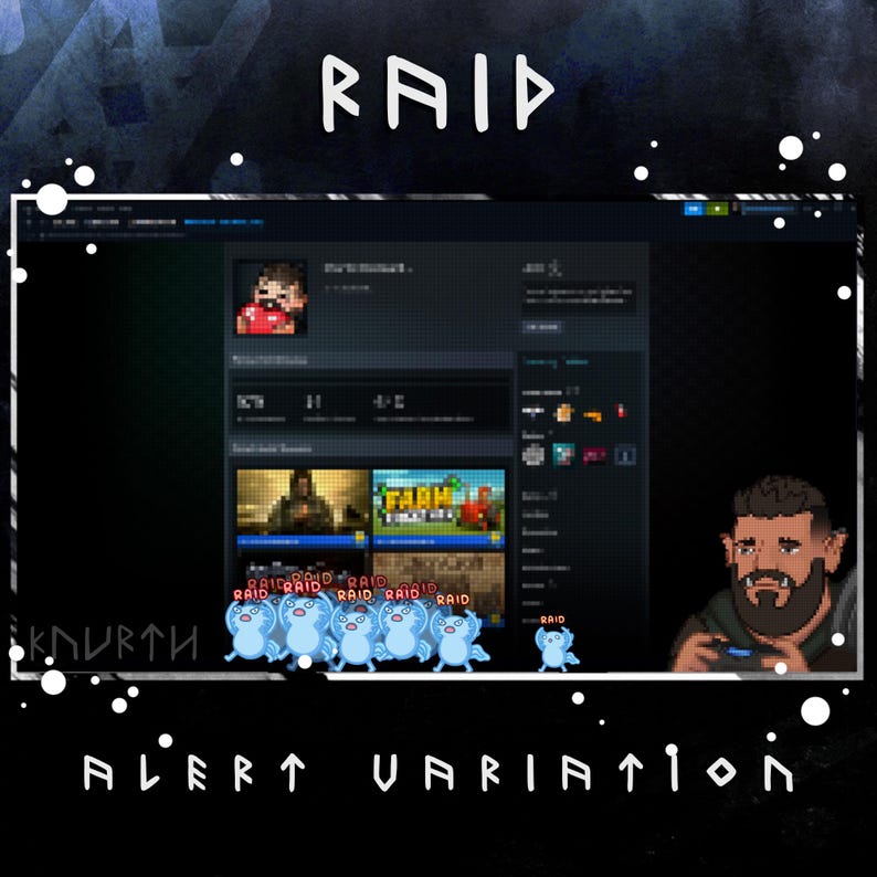 Animated Blue Axolotl Stream Alert Pack – 10 Alerts for Twitch, Kick ...