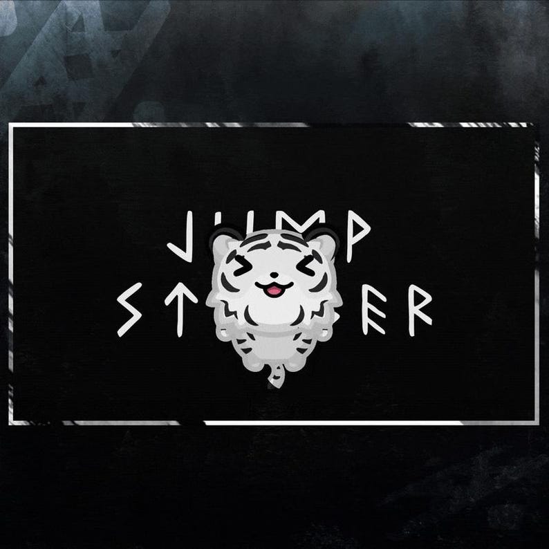White Tiger Stream Stinger – Animated 2s Scene Transition (dizzy Face ...