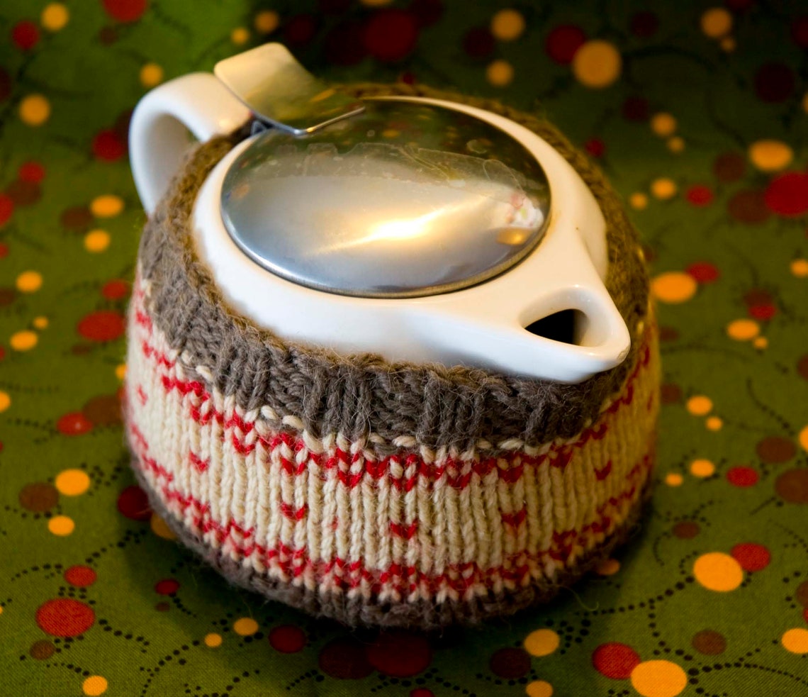 Knit Tea Cozy Pattern: PDF Printable - Etsy
