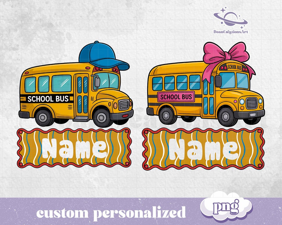 Personalized Back to School Png Coquette School Girl Design,preppy ...