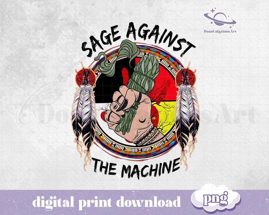 Sage Against the Machine Sublimation Png, Headdress, Red Headdress ...