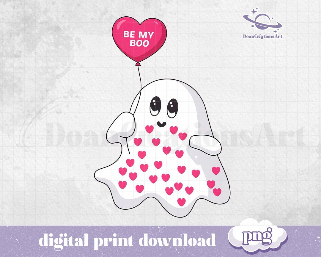 Be My Boo PNG, Ghost PNG, Valentines Day Png, XOXO Png, Women ...