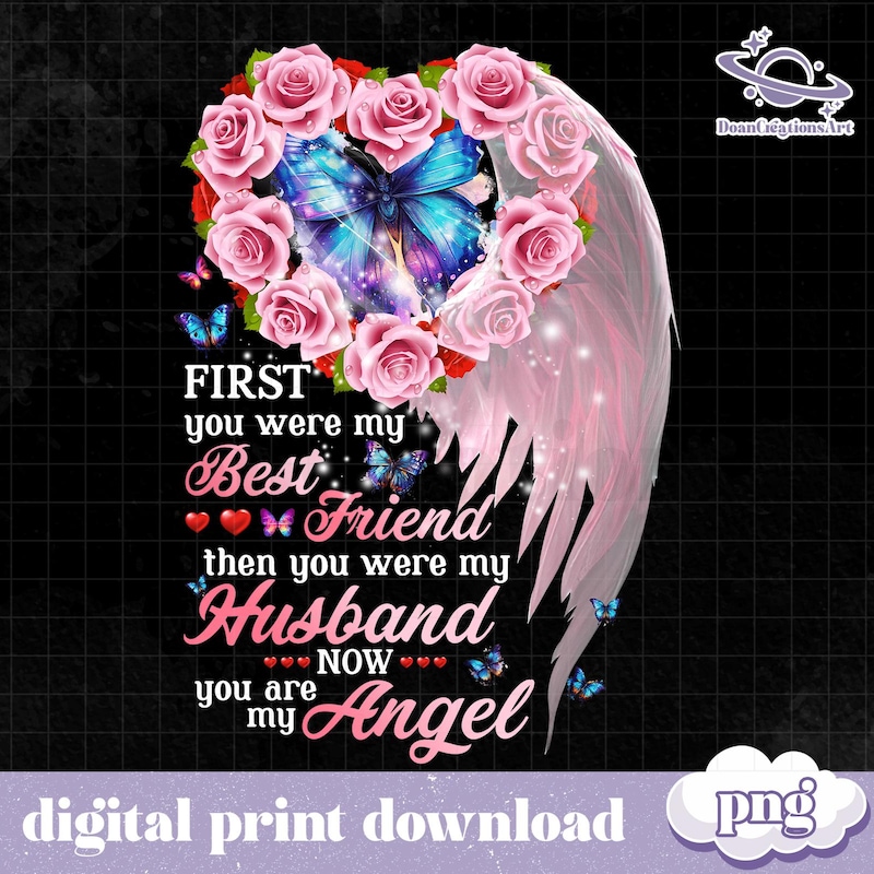 My Husband Memorial Files Etsy