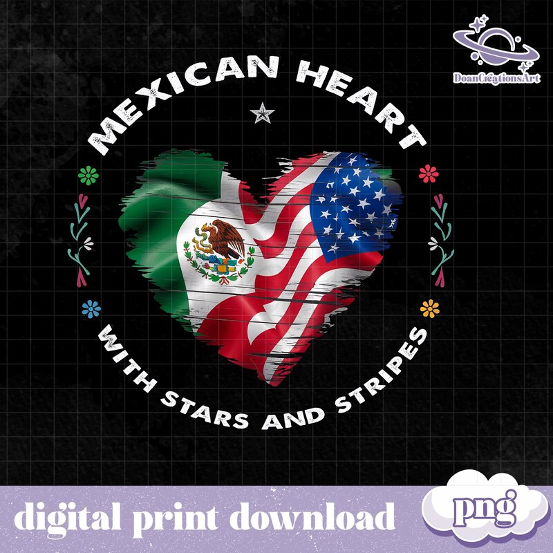 Mexican Heart - Etsy