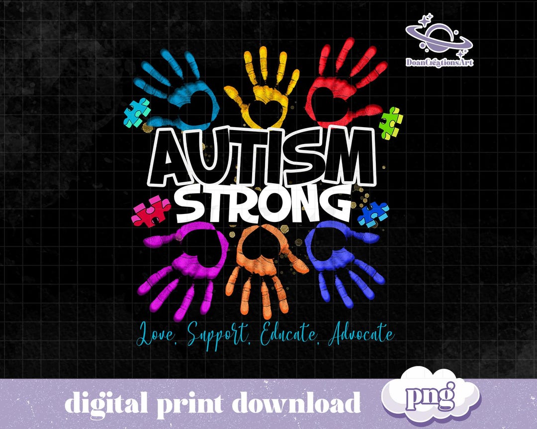 Autism Strong Autism Awareness Png, Autism Awareness, Autism Love ...
