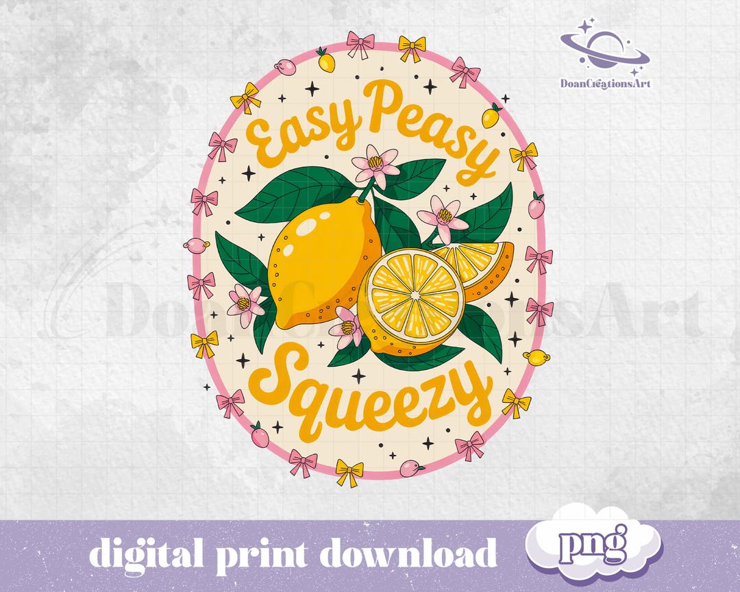 Preppy Lemon Summer Png, Lemon Coquette Png, Preppy Summer Png, Girly ...